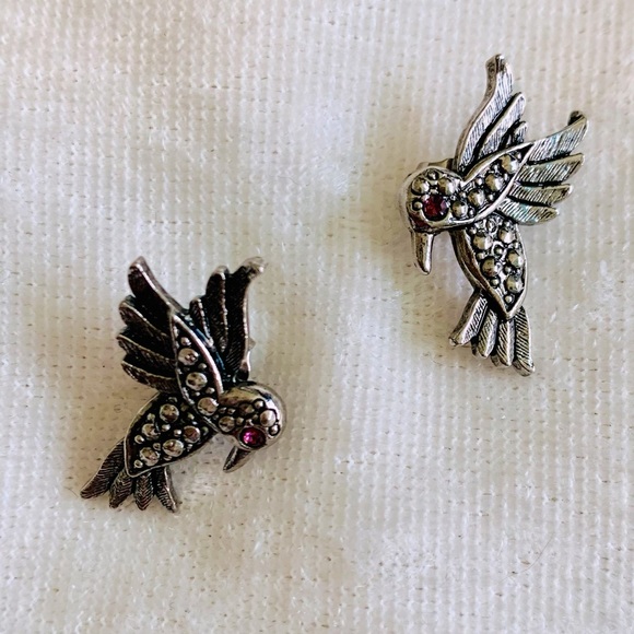 Avon | Jewelry | Vintage Avon Marcasite Hummingbird Earrings | Poshmark